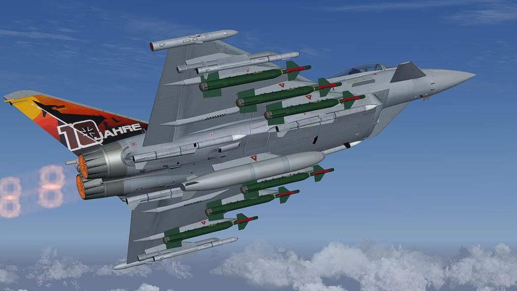 Eurofighter Typhoon Special Repaints for FSX/FS2004 by AFS-Design