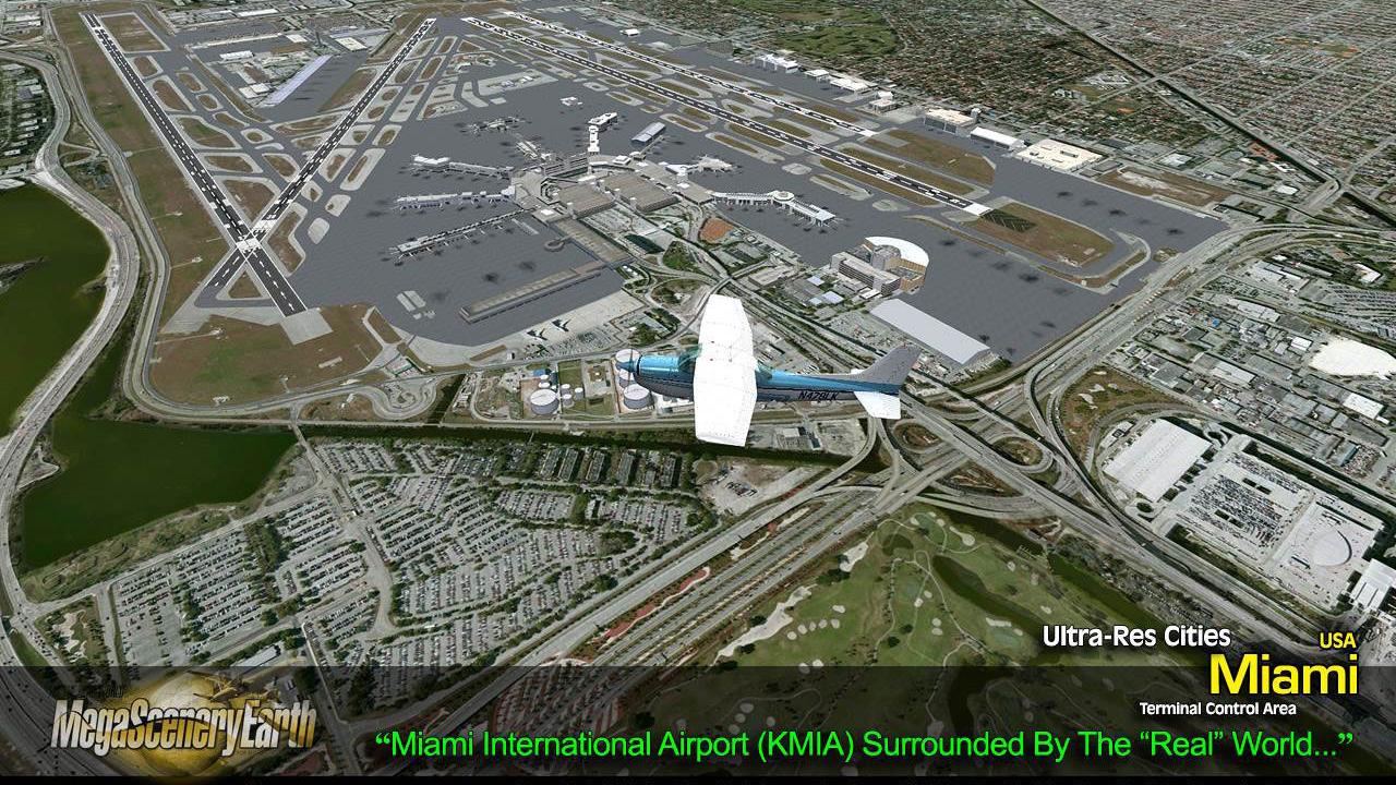 Miami Photoreal Scenery Ultra-Res Cities for FSX/P3D by PC Aviator