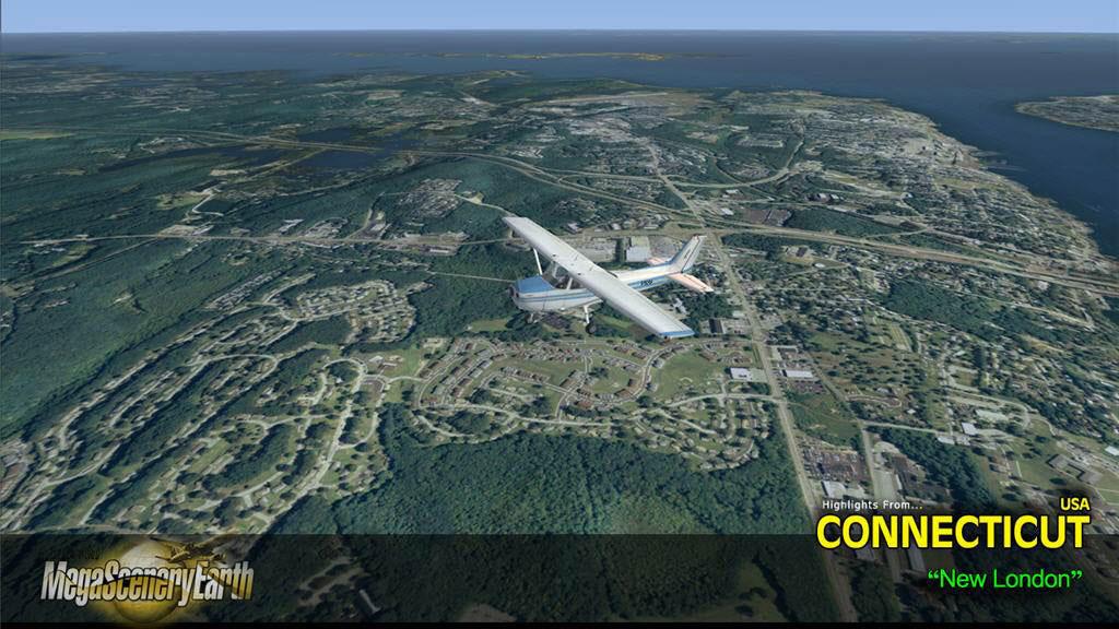 MegaSceneryEarth Connecticut Complete State Photoreal Scenery for FSX ...