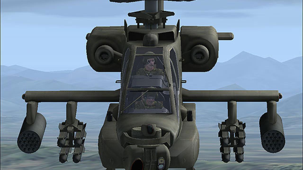 AH-64A Apache for FSX/FS2004 by Virtavia