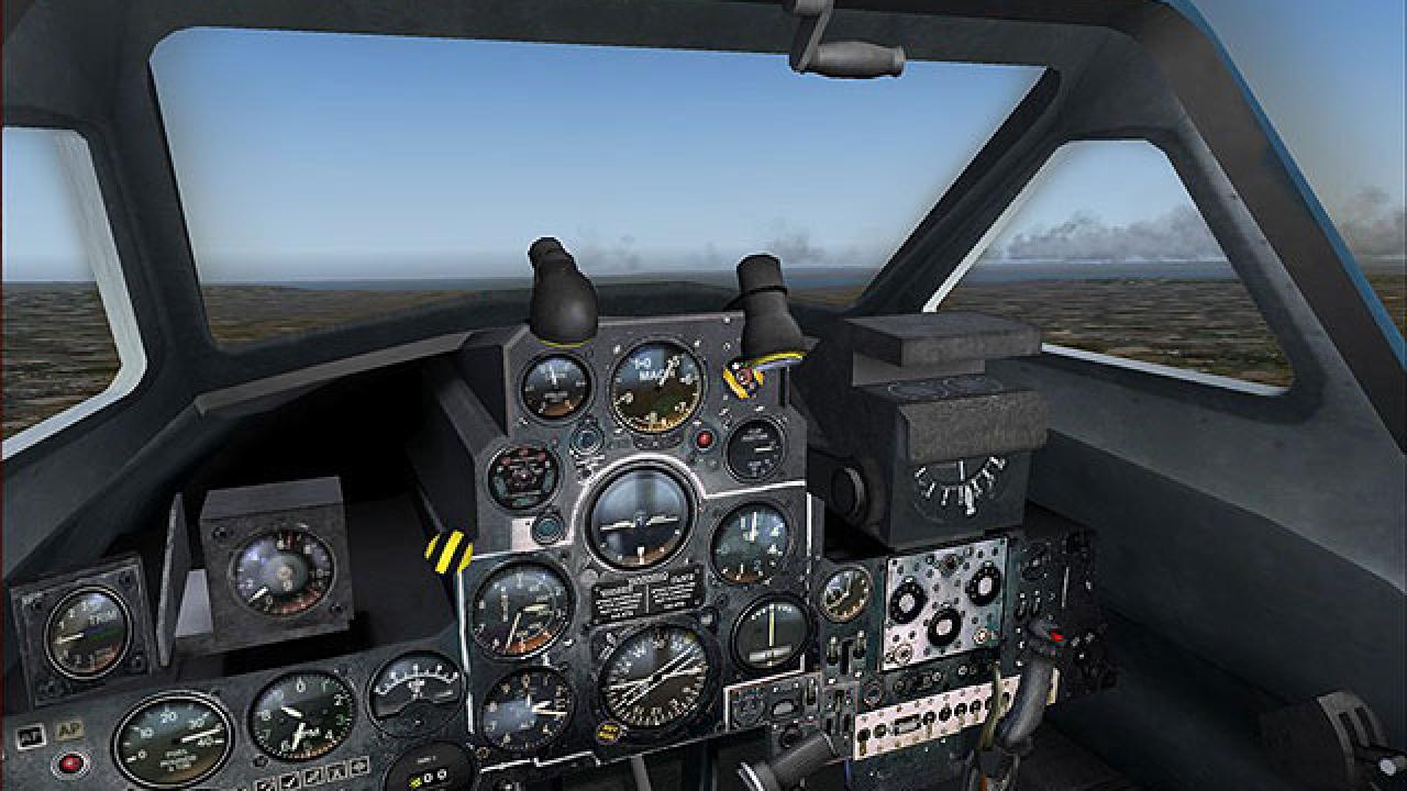 de Havilland Vampire T.11 for FSX/FS2004 by Virtavia
