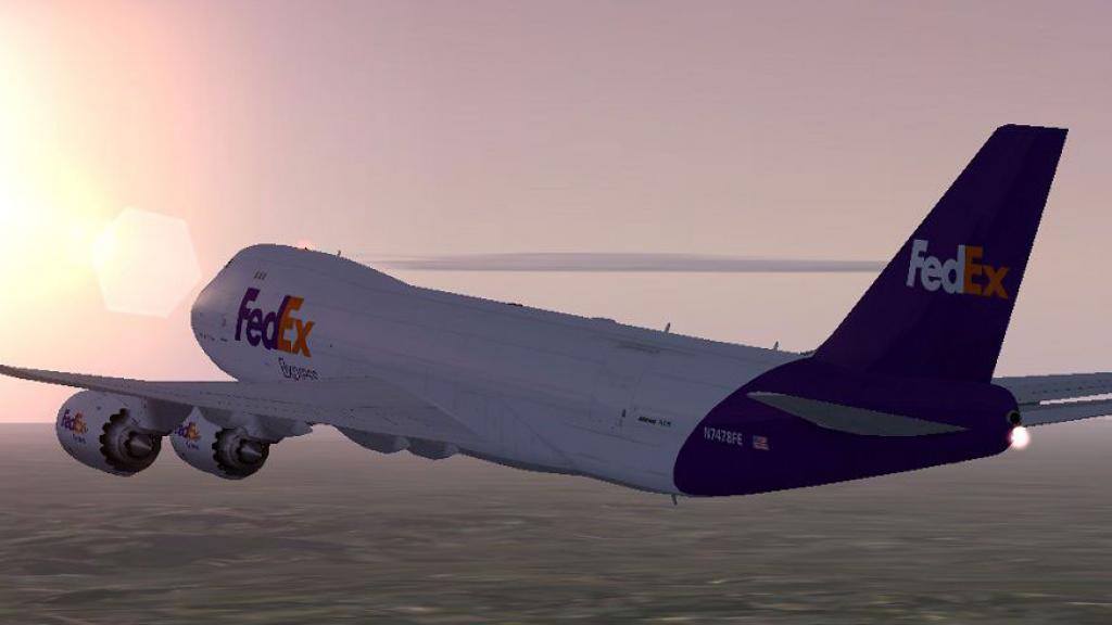 Free FedEx Express Boeing 747-8F for FSX