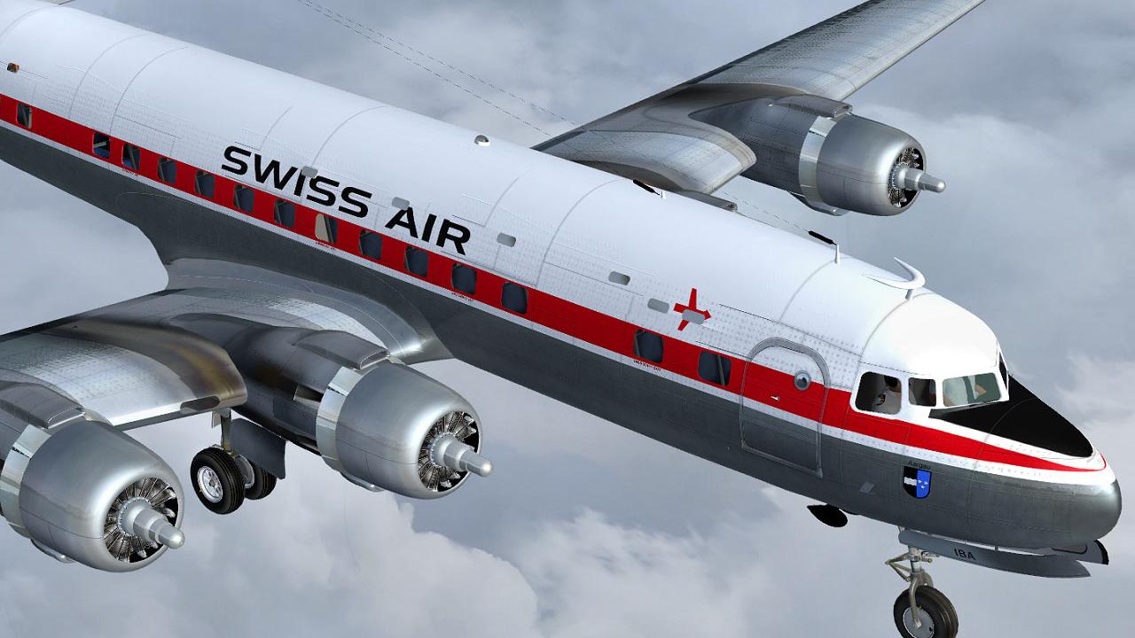 DC-6B Legends of Flight Expansion Pack for FSX by Just Flight