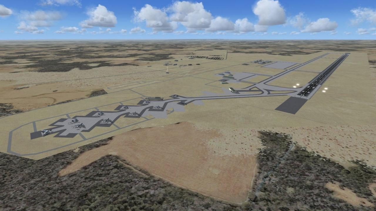 Glasgow AFB Scenery for FSX/P3D by Team SDB