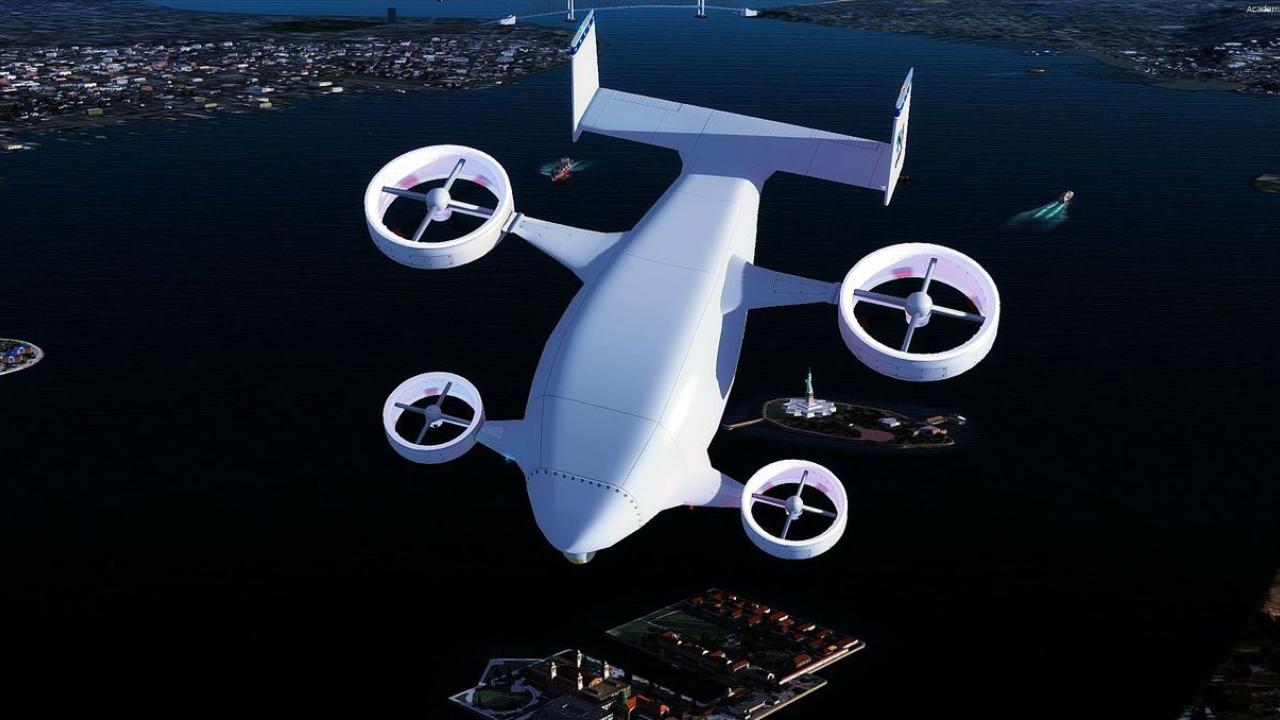 UV-4 V/STOL UAV for FSX/P3D by aeroG LLC