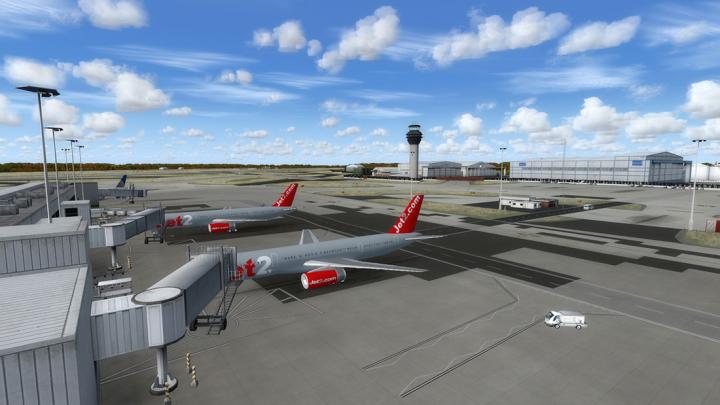 Manchester X Airport Scenery for FSX/P3D by Aerosoft