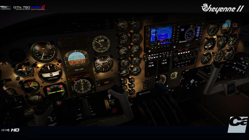 Piper PA-31T Cheyenne II for FSX/P3D by Carenado