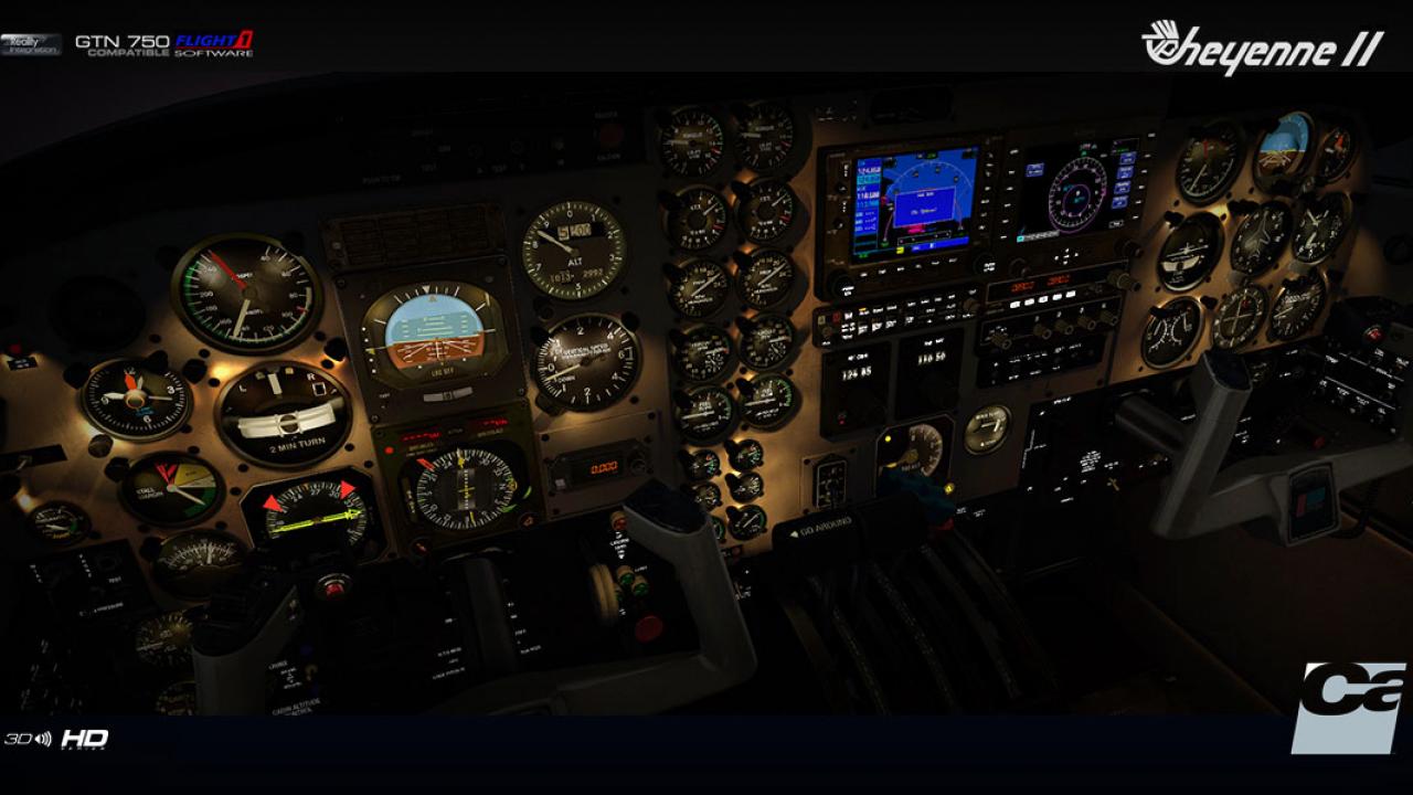 Piper PA-31T Cheyenne II for FSX/P3D by Carenado