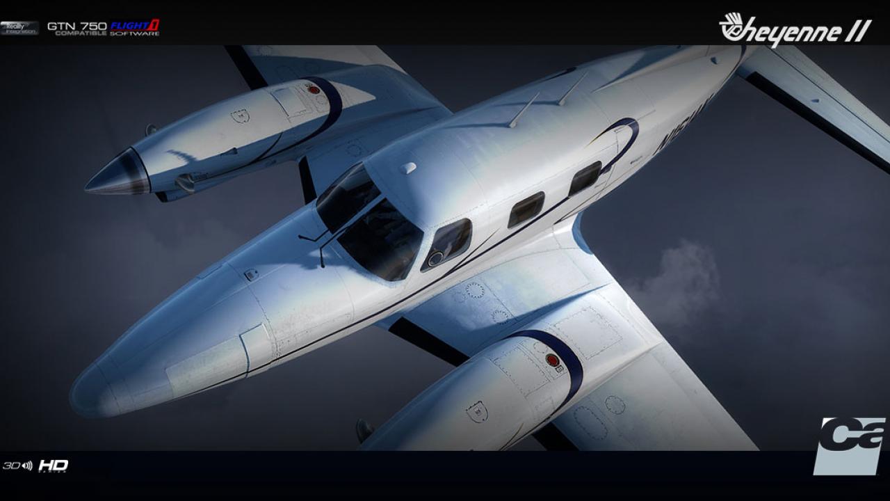 Piper PA-31T Cheyenne II for FSX/P3D by Carenado