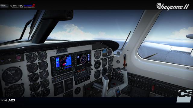 Piper PA-31T Cheyenne II for FSX/P3D by Carenado