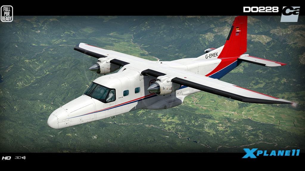 Dornier Do 228-100 HD Series for X-Plane by Carenado