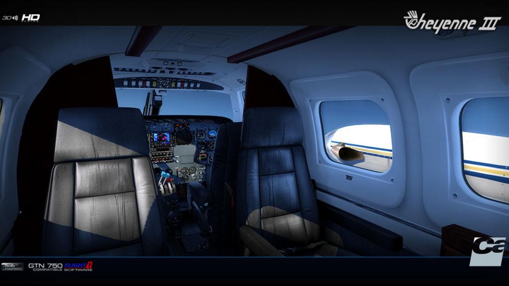 Piper PA-42 Cheyenne III for FSX/P3D by Carenado