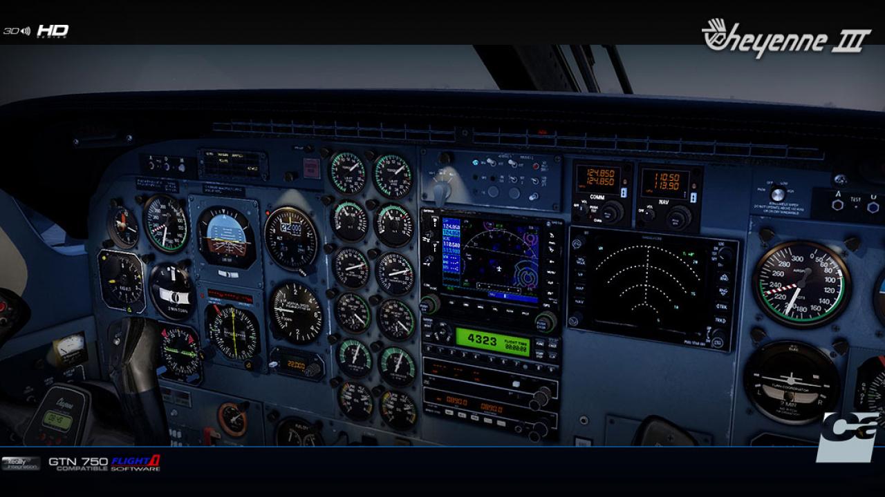 Piper PA-42 Cheyenne III for FSX/P3D by Carenado