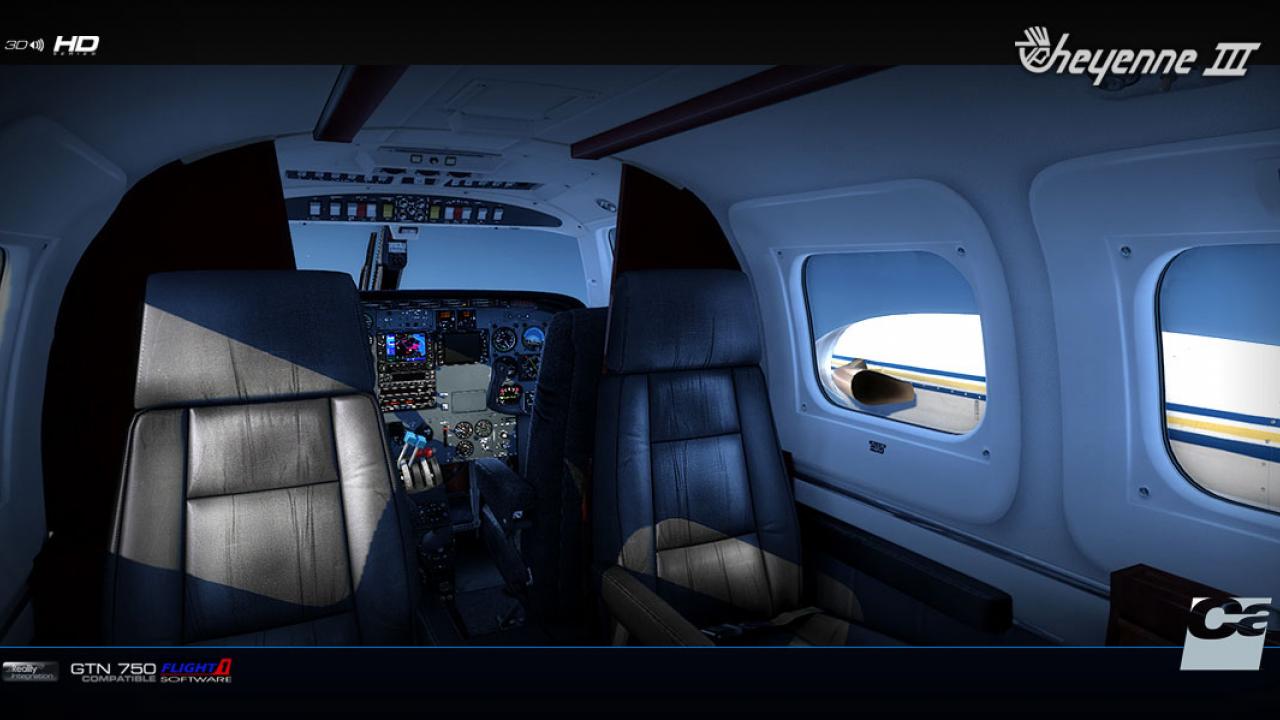 Piper PA-42 Cheyenne III for FSX/P3D by Carenado