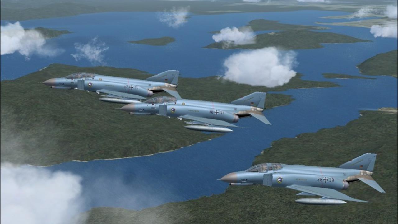F-4F Phantom for FSX/FS2004 by First Class Simulations