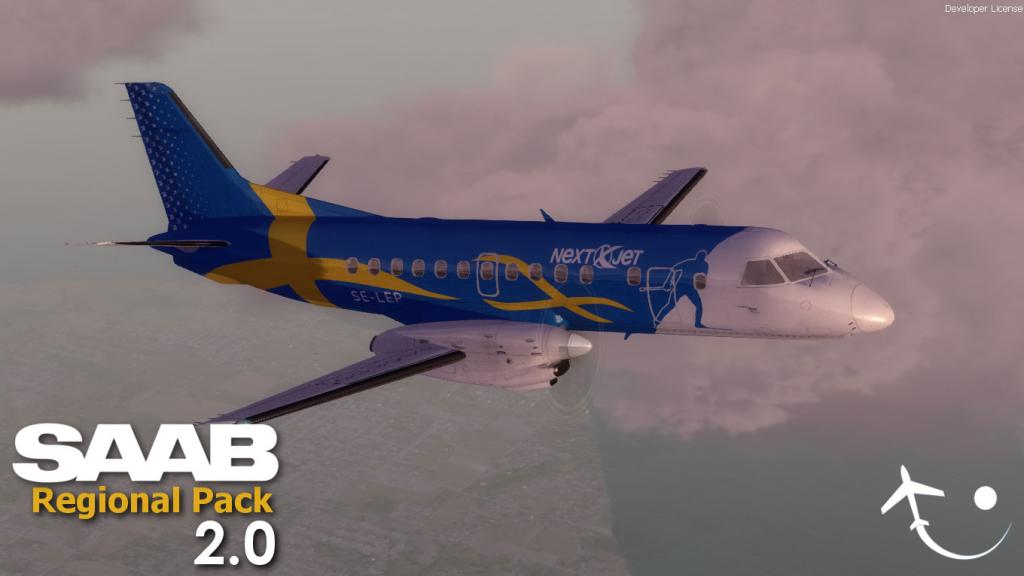 SAAB Regional Pack v2 for FSX/P3D by Virtualcol FS Software