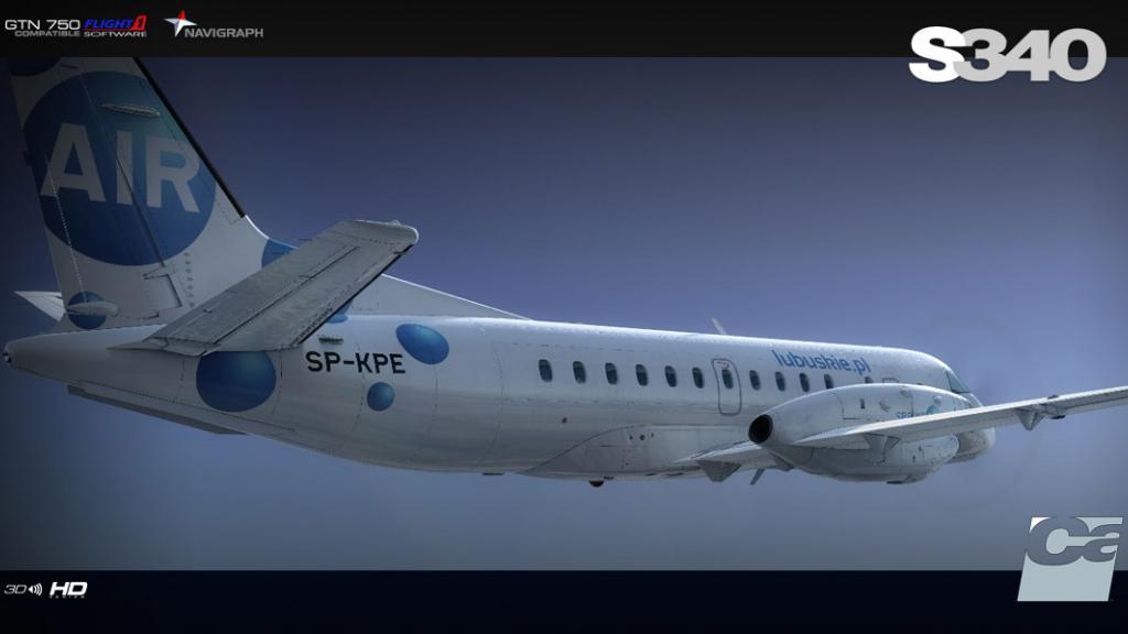 Saab 340 for FSX/P3D by Carenado