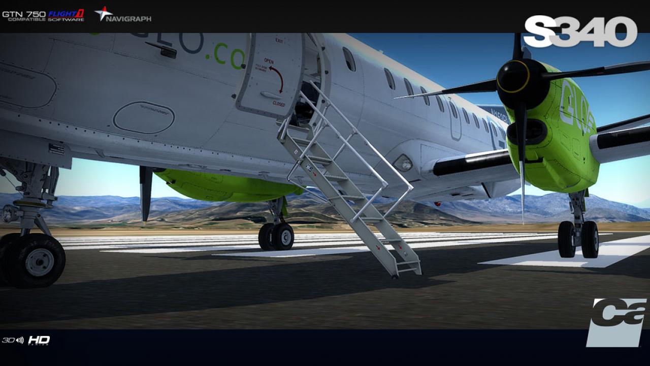 Saab 340 for FSX/P3D by Carenado