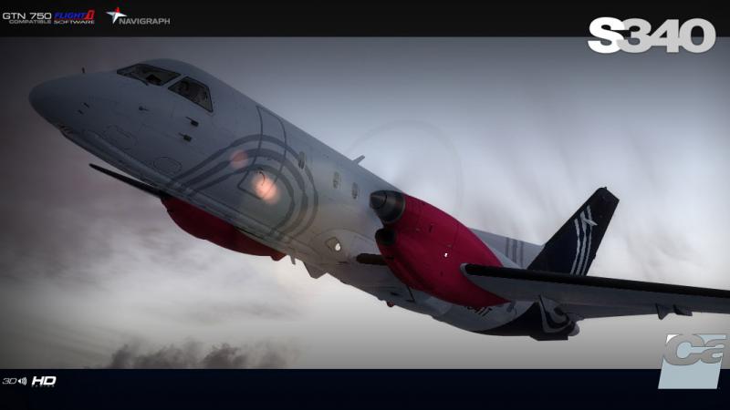 Saab 340 for FSX/P3D by Carenado