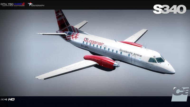 Saab 340 for FSX/P3D by Carenado