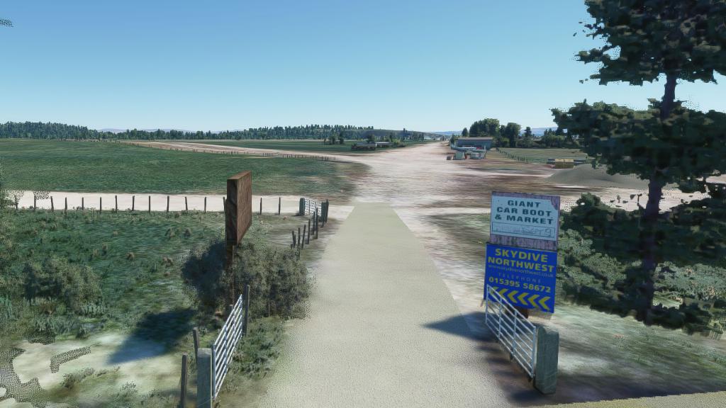 Free RAF Cark (AG123) Scenery for MSFS by Neil Birch