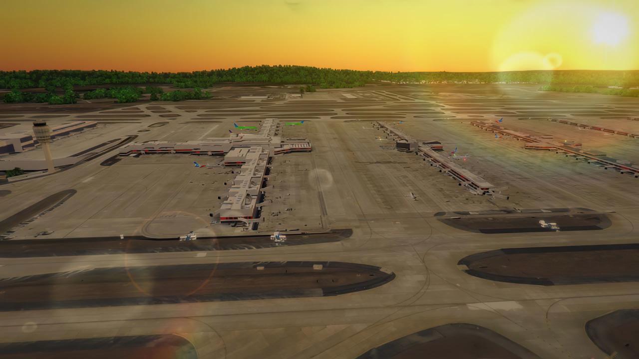 Hartsfield-Jackson Atlanta International (KATL) Expansion for Tower! 3D ...