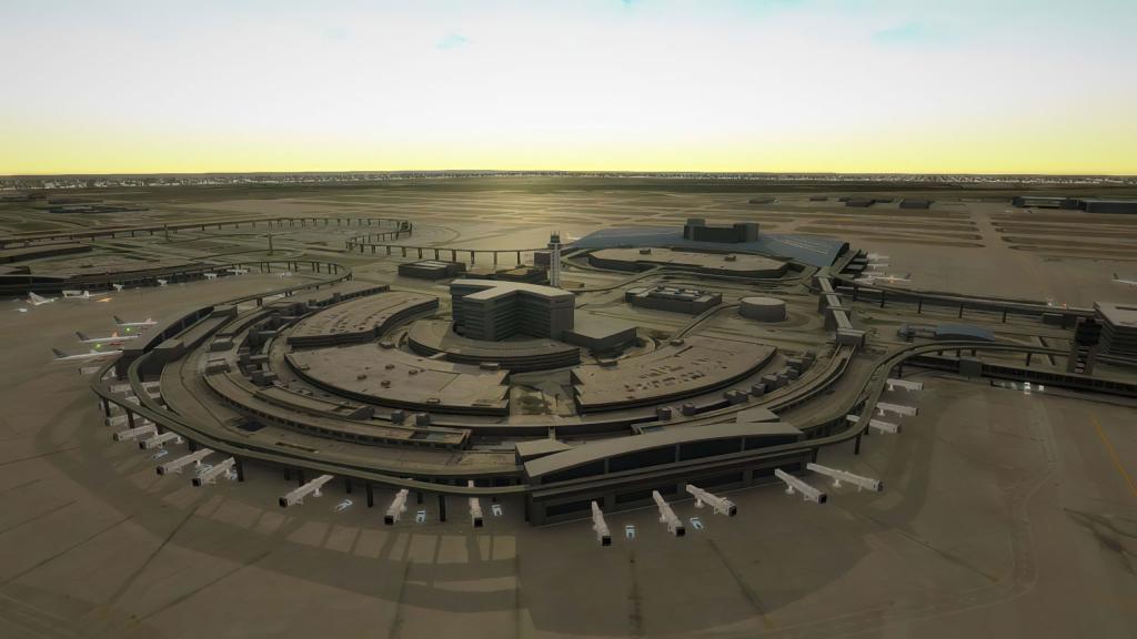 Dallas Fort Worth International (KDFW) Expansion for Tower! 3D by feelthere