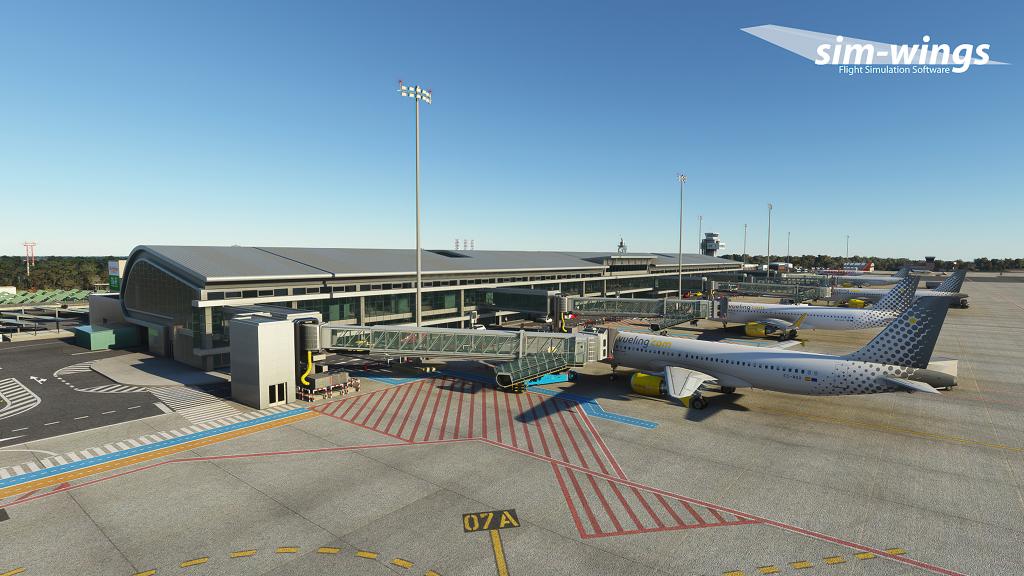 Menorca Airport (LEMH) Scenery for MSFS (sim-wings) by Aerosoft