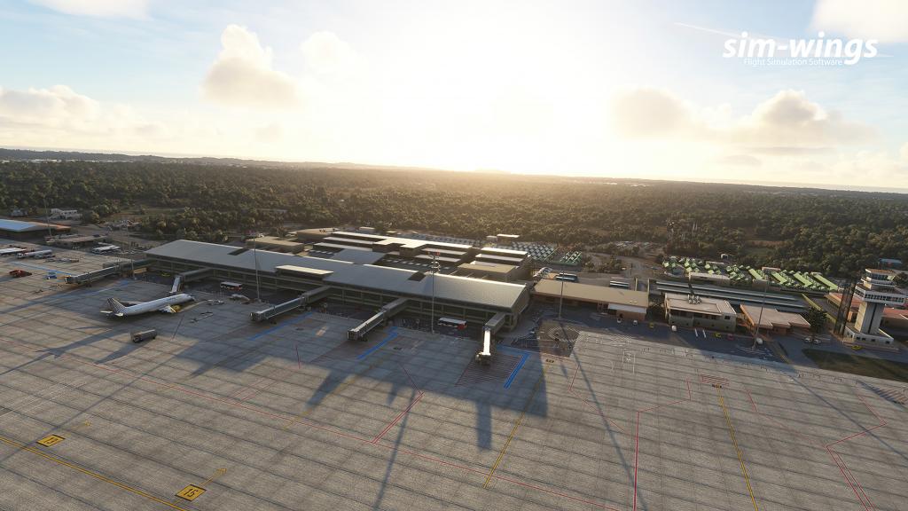 Menorca Airport (LEMH) Scenery for MSFS (sim-wings) by Aerosoft