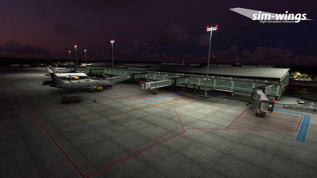 Menorca Airport (LEMH) Scenery for MSFS (sim-wings) by Aerosoft
