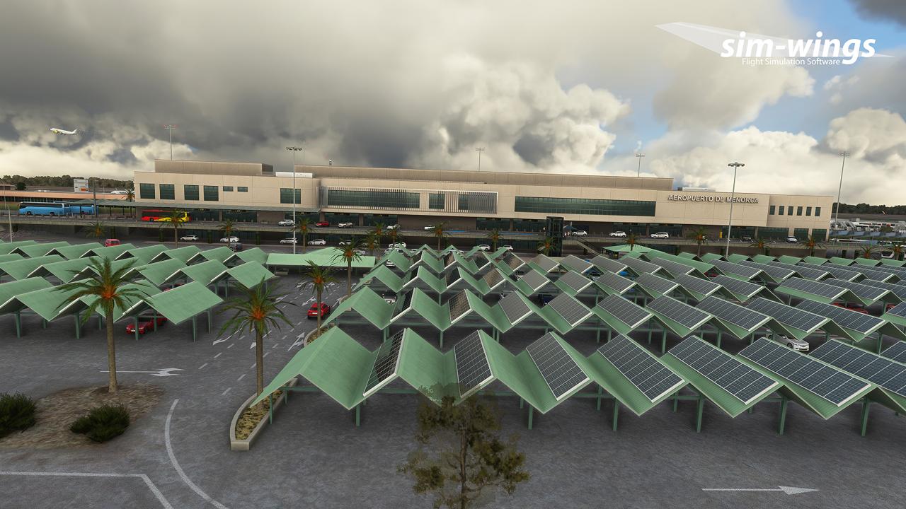 Menorca Airport (LEMH) Scenery for MSFS (sim-wings) by Aerosoft