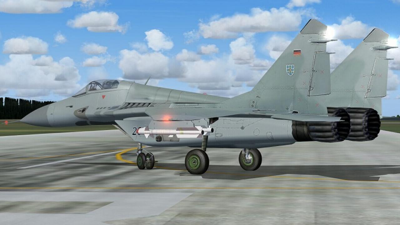 MiG-29 Fulcrum for FSX/FS2004 by First Class Simulations