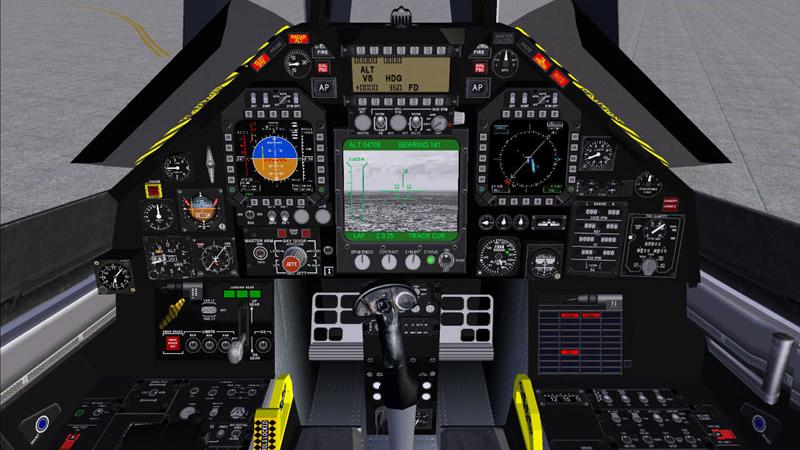 F 117 Stealth Fighter Cockpit