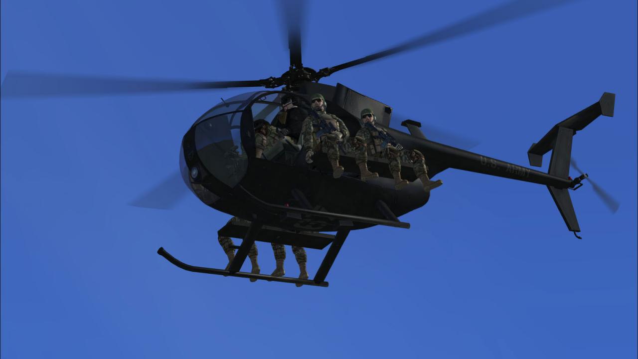 MD Helicopters MD 500 Defender for FSX by Nemeth Designs