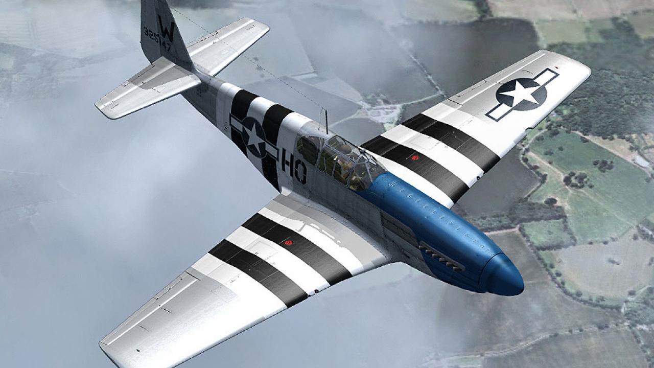 P-51 Mustang Fighter Leader for FSX by Warbirdsim