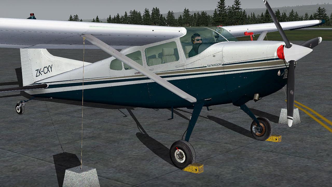 Cessna C185F Skywagon for FS2004 by Carenado