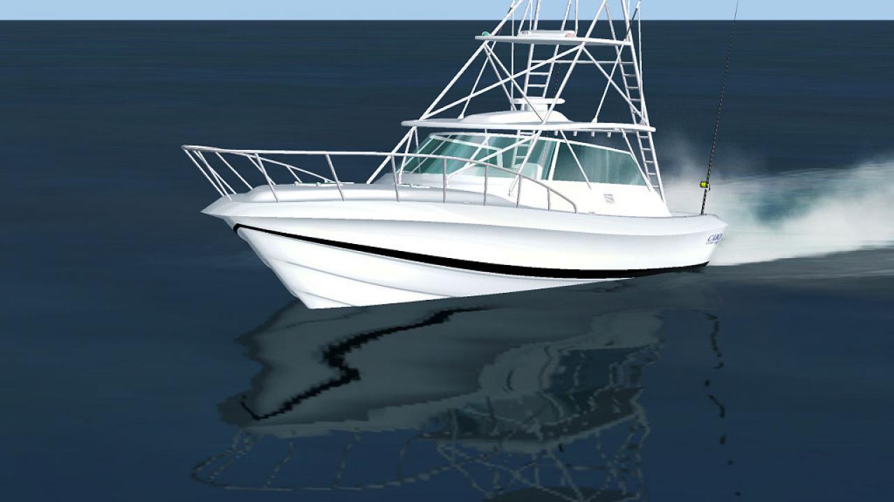 Cabo 45 Express Fishing Yacht for FSX by Deltasim Studio