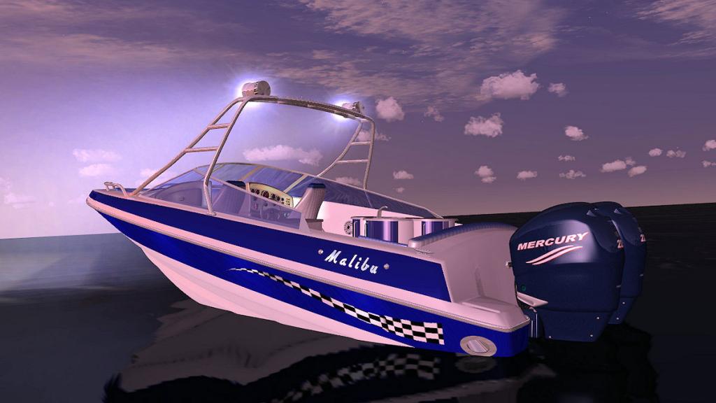 Malibu 32 Motor Boat for FSX by Deltasim Studio