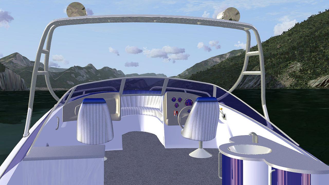 Malibu 32 Motor Boat for FSX by Deltasim Studio