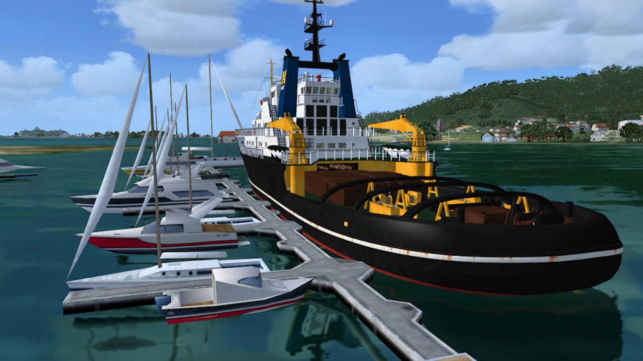 Smit Rotterdam Heavy Tug Boat for FSX by Deltasim Studio
