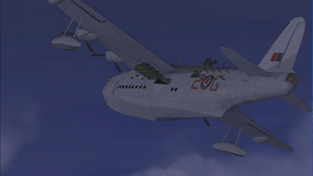 Short Sunderland Flying Boat for FSX & FS2004 by First Class Simulations