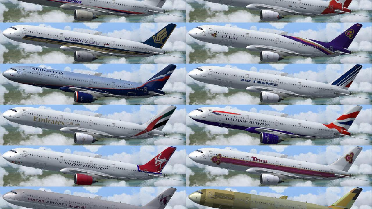Airbus A350 Family v2 for FSX by AFS-Design