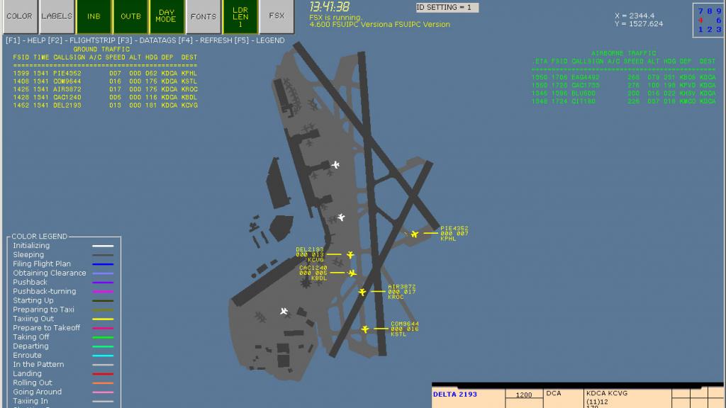 ASDE-X Airport Situational Display Enhancement for FSX by Thrill-Rider ...