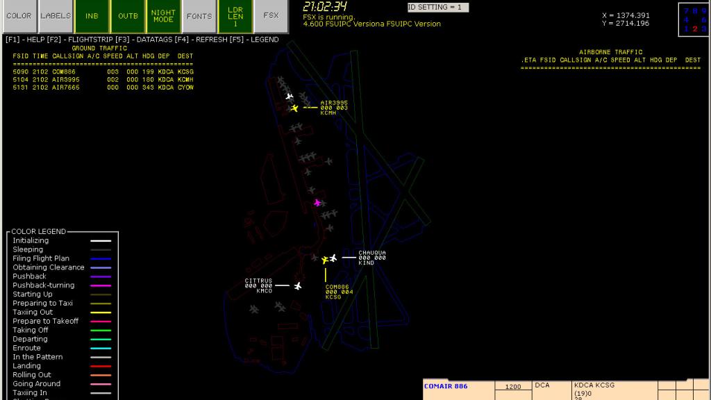 ASDE-X Airport Situational Display Enhancement for FSX by Thrill-Rider ...