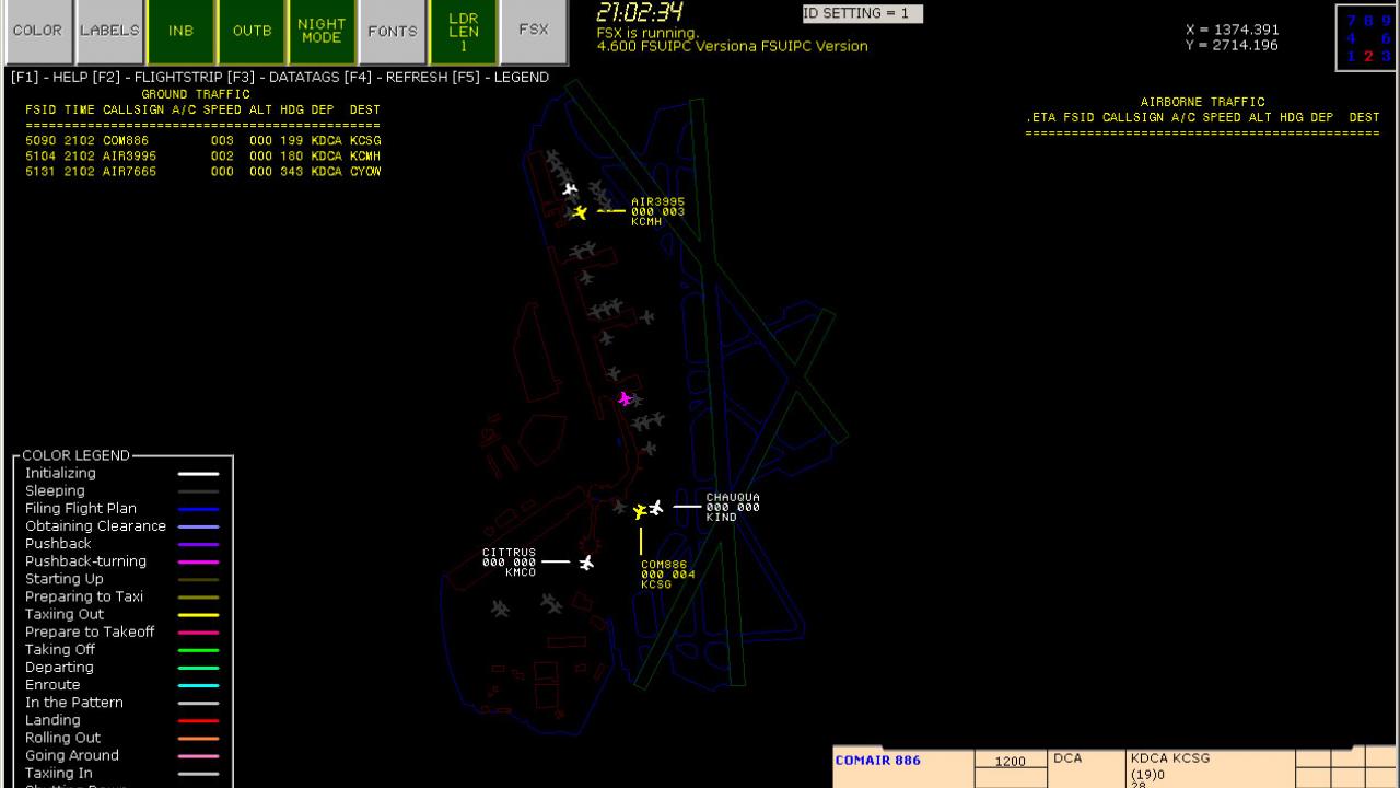 ASDE-X Airport Situational Display Enhancement for FSX by Thrill-Rider ...