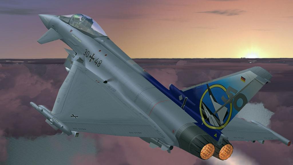 Eurofighter Typhoon Professional for FS2004 by AFS-Design