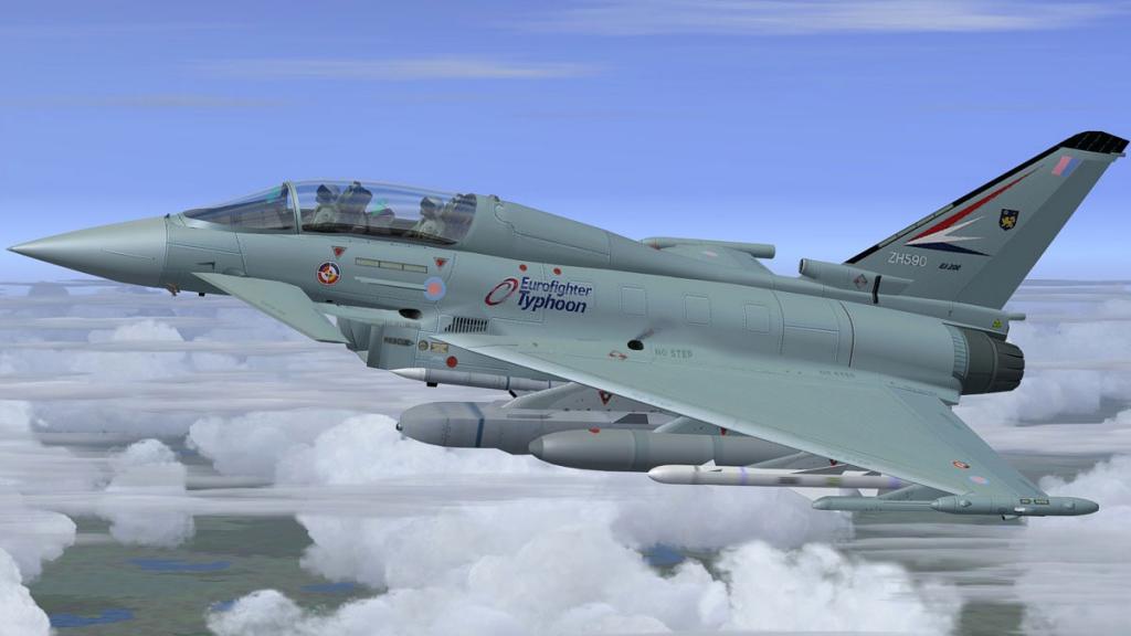 Eurofighter Typhoon Professional for FS2004 by AFS-Design