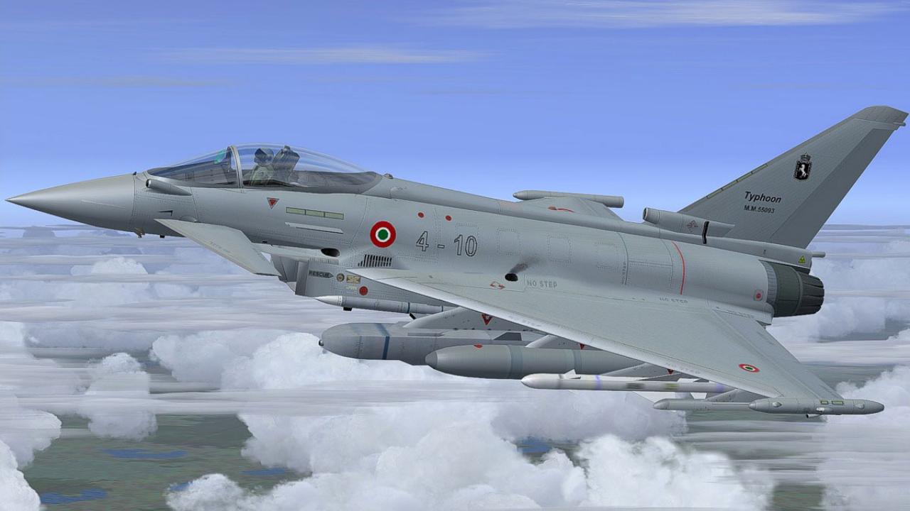 Eurofighter Typhoon Professional for FS2004 by AFS-Design