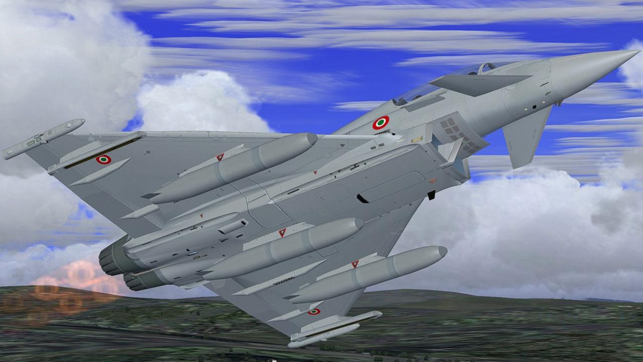 Eurofighter Typhoon Professional for FS2004 by AFS-Design