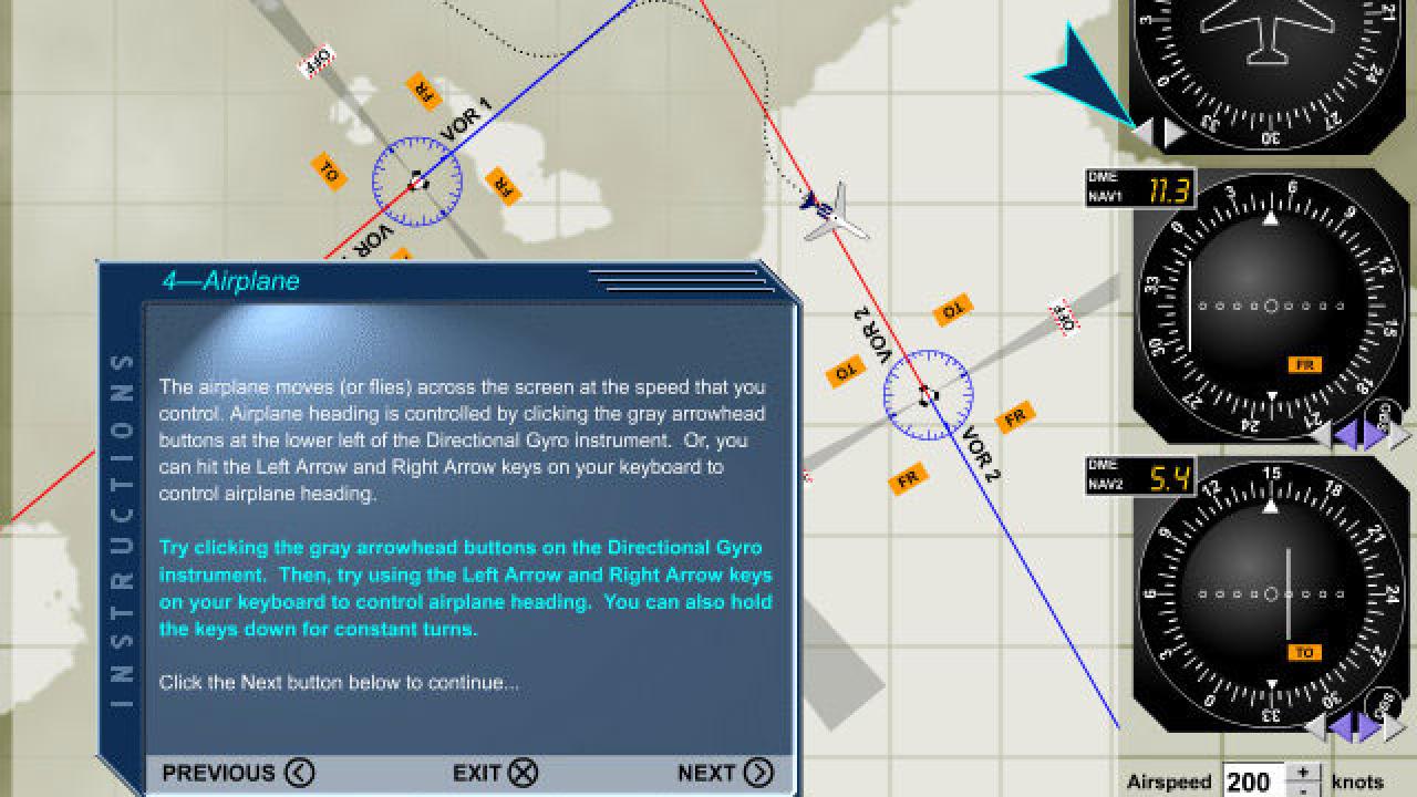 VOR NDB Simulator by Aviation Tutorials Company